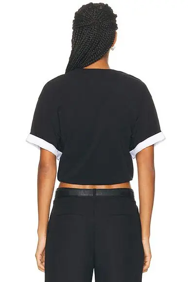 Simkhai Sutton Poplin Combo Top
