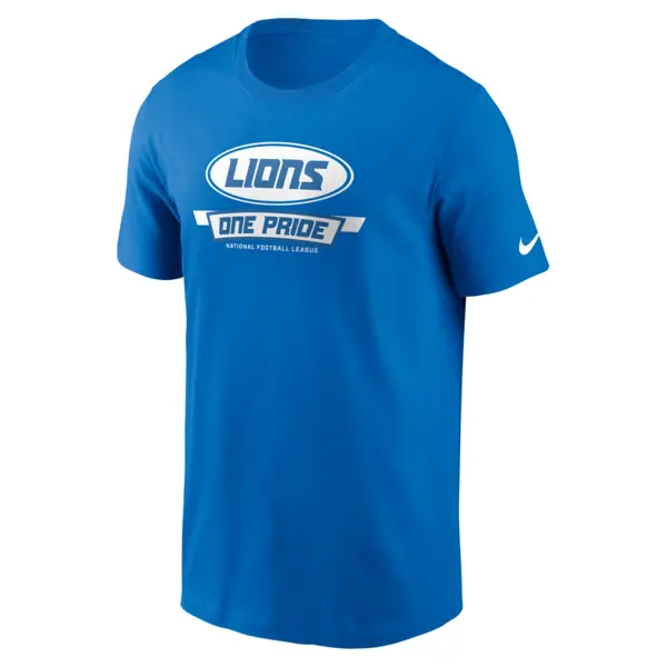 Nike Detroit Lions Local Essential Nfl T-shirt - Blue