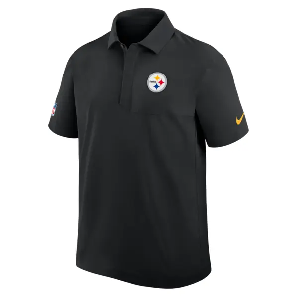 Nike Pittsburgh Steelers City Pride Sideline Dri-fit Nfl Polo - Black