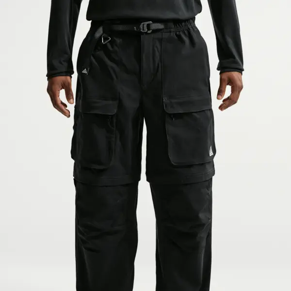 Nike Smith Summit" Zip Cargo Pants - Black