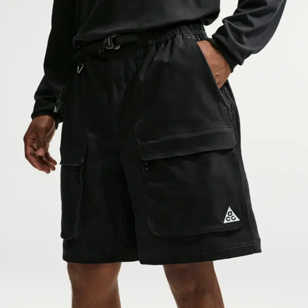 Nike Smith Summit" Zip Cargo Pants - Black