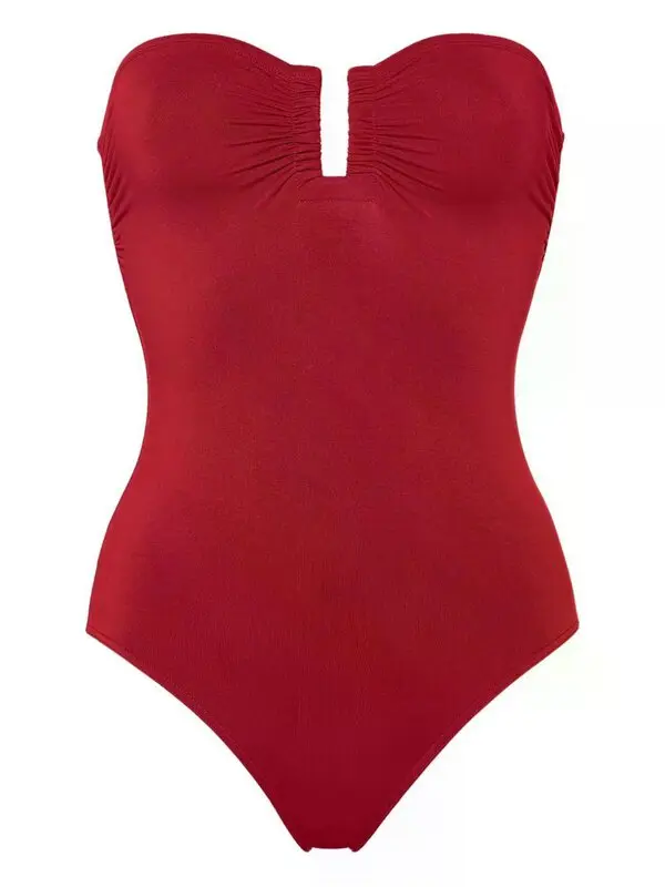 ERES Cassiopée Bustier-neck One-piece Swimsuit - Red