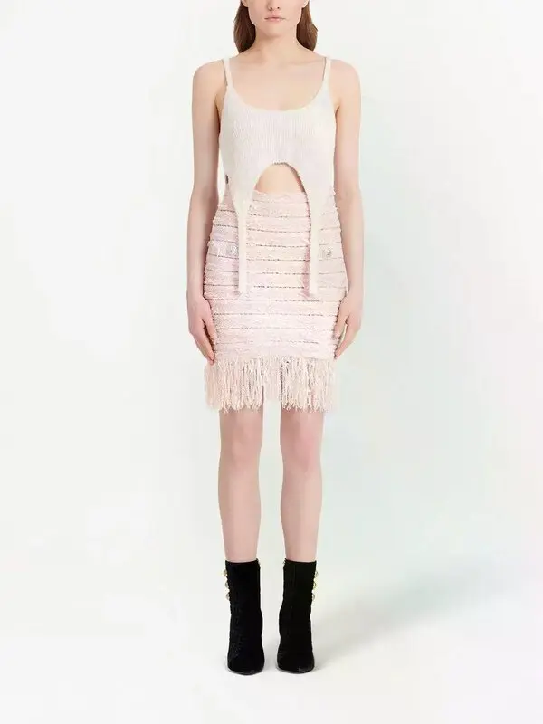 Balmain Tweed Pencil Skirt
