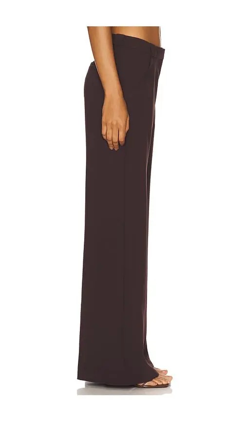 Amanda Uprichard X Revolve Saddler Wide Leg Pants - Brown