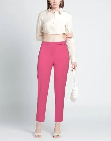 Patrizia Pepe Polyester And Elastane Crepe Tailored Tapered Leg Pants