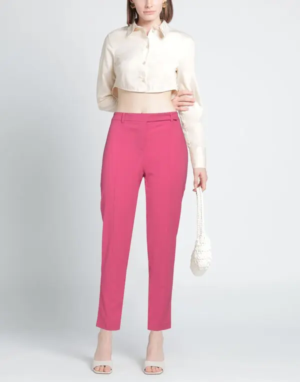 Patrizia Pepe Polyester And Elastane Crepe Tailored Tapered Leg Pants