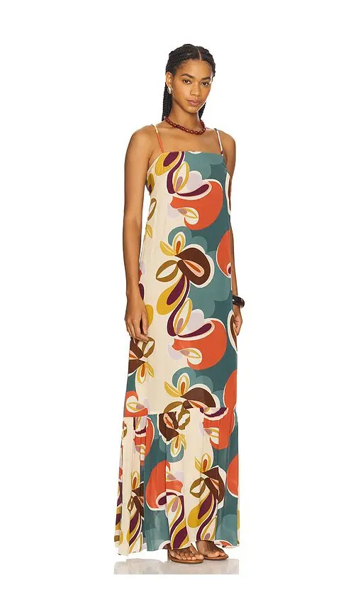 ADRIANA DEGREAS Floral Long Dress - Unique