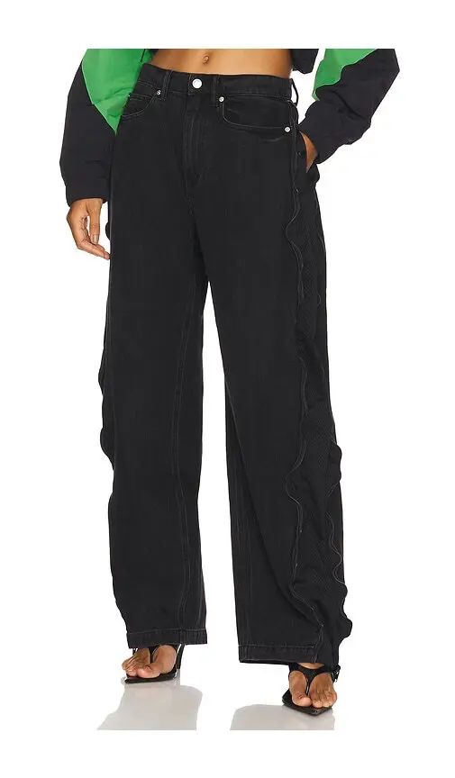 Alexander Wang Curved Zipper Pant