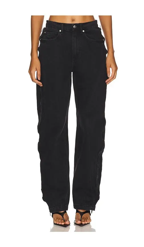 Alexander Wang Curved Zipper Pant