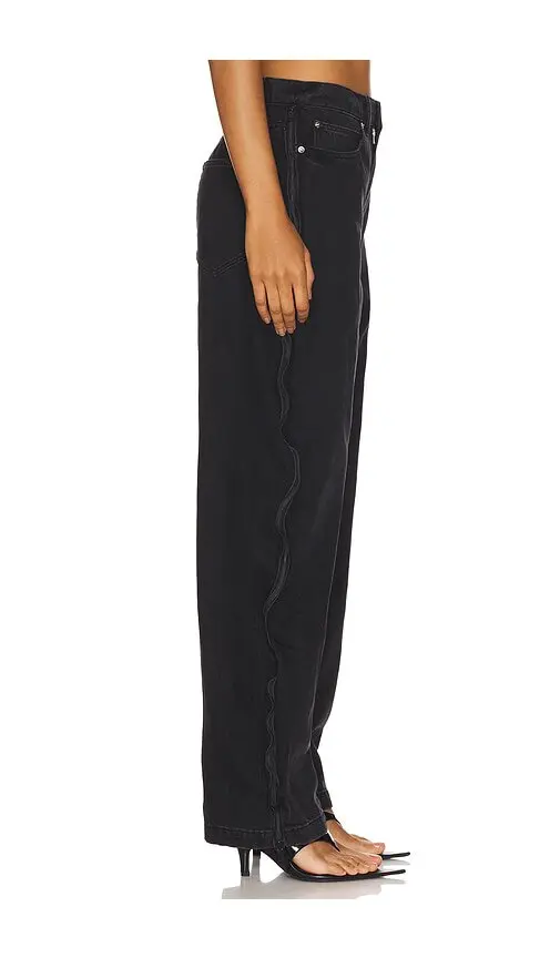Alexander Wang Curved Zipper Pant
