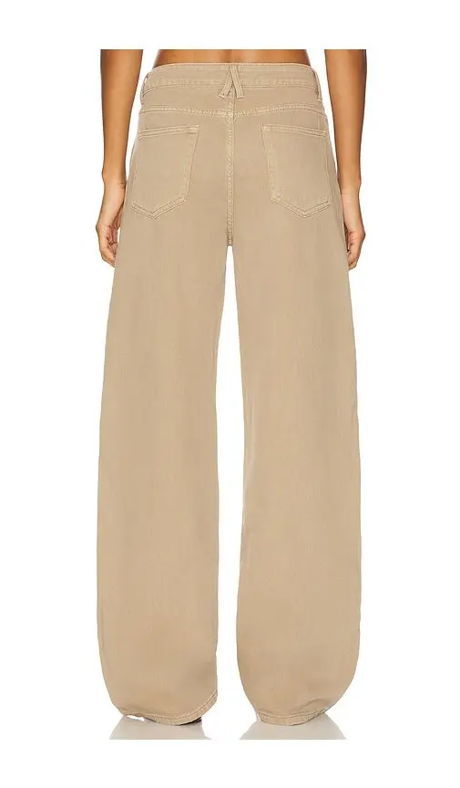 Lioness Wide Leg Jeans Beige - Stone