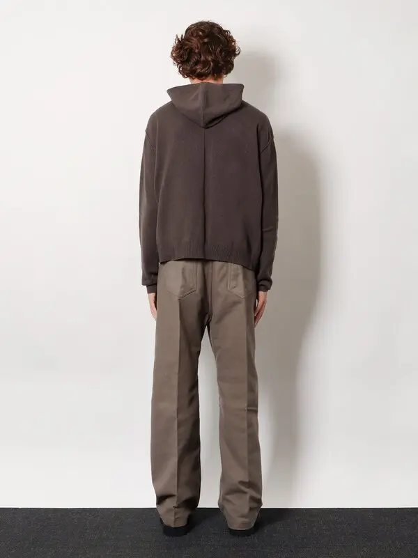Rick Owens Cashmere Hooded Sweatshirt