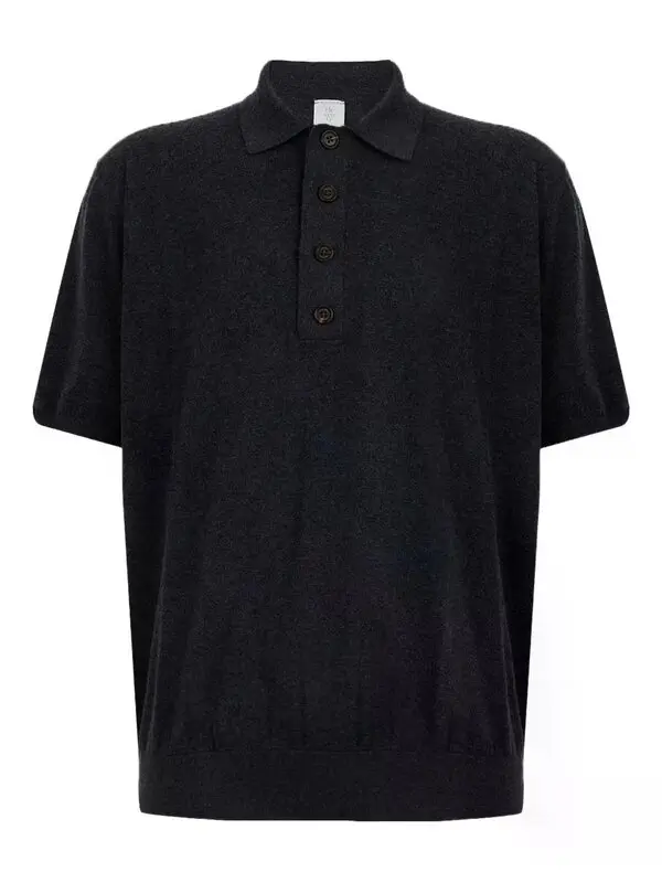 Eleventy Short-sleeve Button Polo Shirt