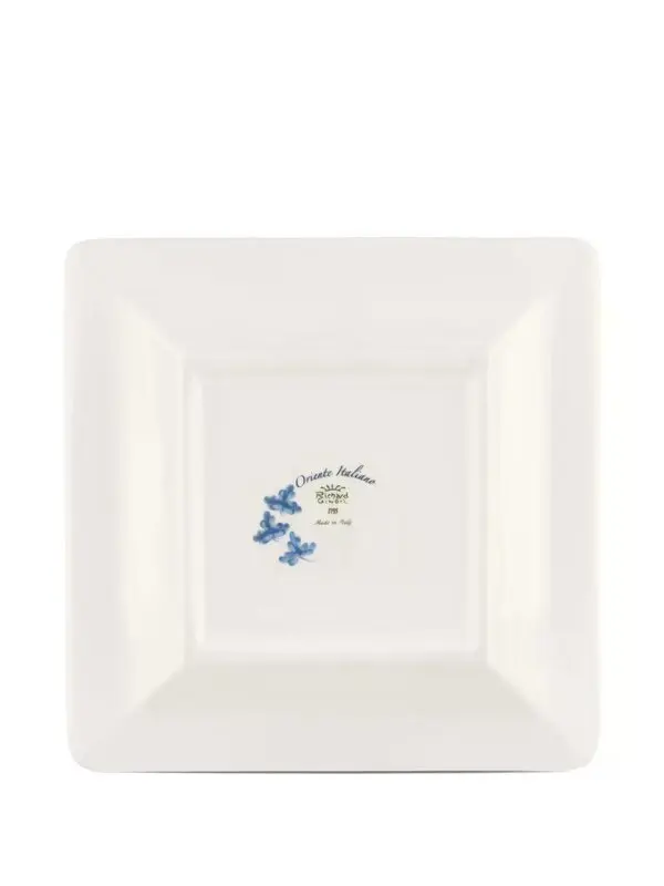 GINORI 1735 Oriente Italiano Floral-patterned Square Tray