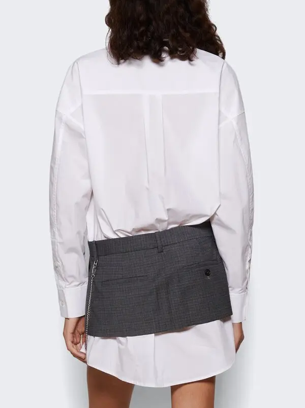 Alexander Wang Pre-styled Shirt Dress - White