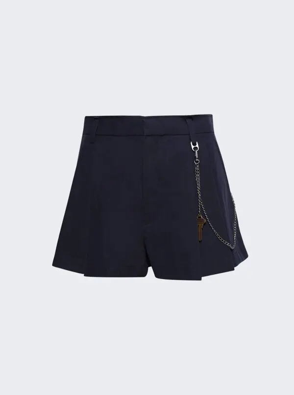Alexander Wang High-rise Short With Detachable Chain - Blue