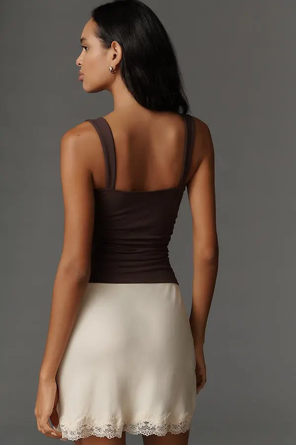 REFORMATION Trish Knit Tank Top - Mole