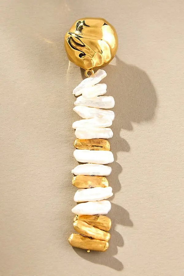 Joanna Laura Constantine Orb Pearl Dangle Earrings