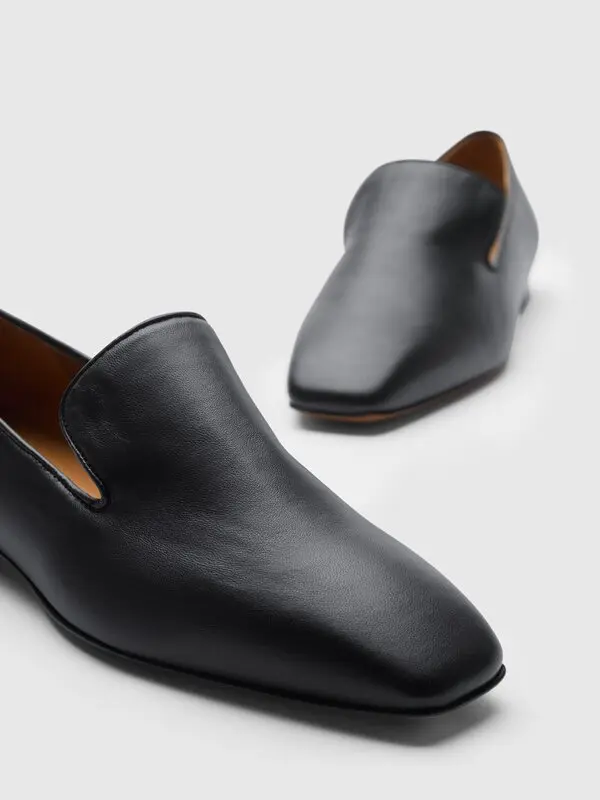 ATP ATELIER Dervio Nappa Loafers - Black