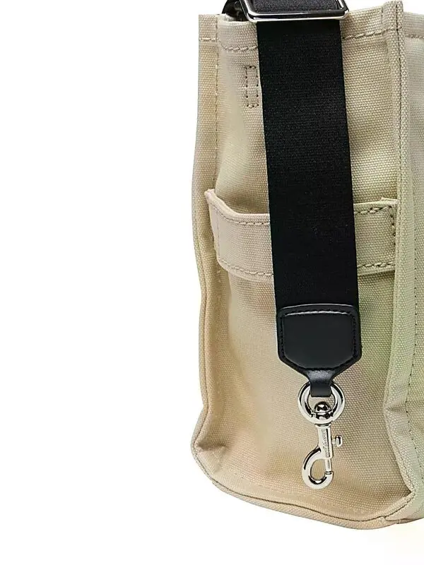 Marc Jacobs Logo Printed Top Handle Tote - Neutrals