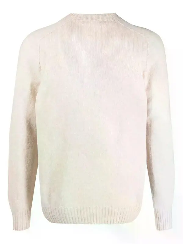 D4.0 Ribbed-trim Virgin Wool Jumper