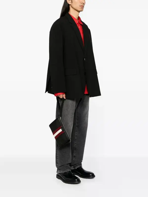 Bally Logo-tape Clutch