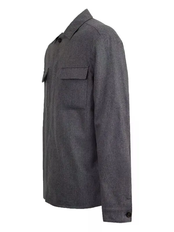 Eleventy Long-sleeve Patch-pocket Shirt