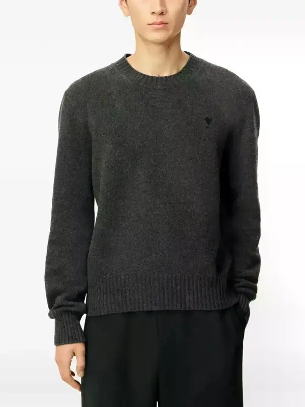AMI Paris De Coeur Crew-neck Sweater