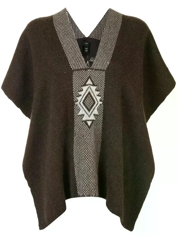 Voz Manta Estrella Knitted Top - Brown