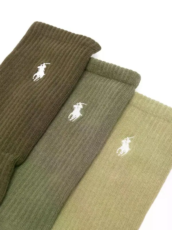 Polo Ralph Lauren Athletic Crew Socks Pack Of 3