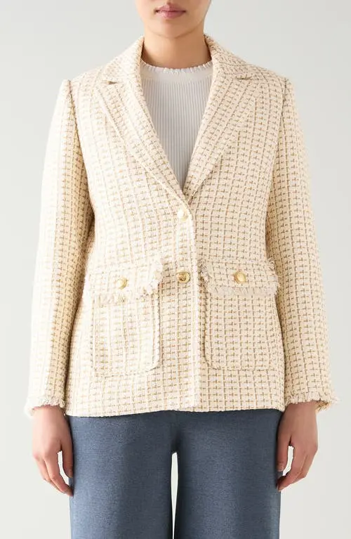 LK BENNETT Julia Tweed Jacket