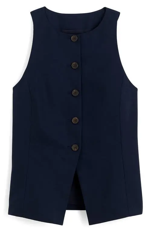 Madewell Crewneck Twill Vest