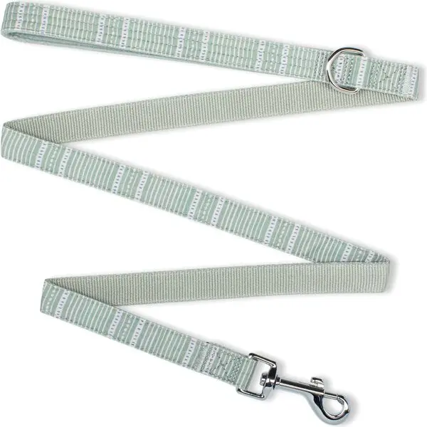 FRINGE STUDIO Block Stripe Dog Leash - Green