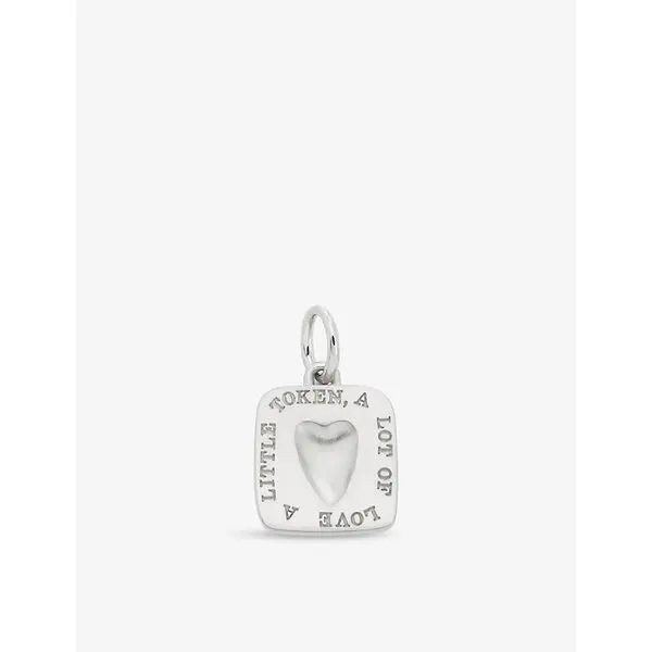 Monica Vinader Love Token Charm - Silver