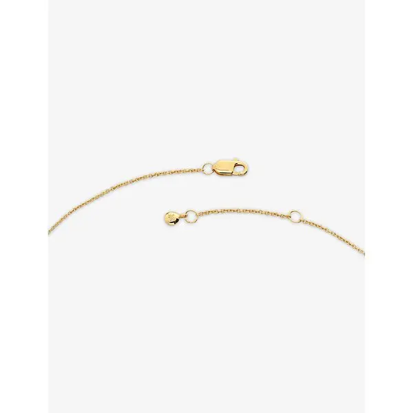 Monica Vinader Taurus Zodiac Pendant Necklace - Gold
