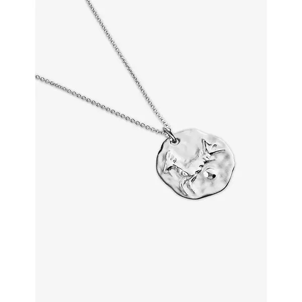 Monica Vinader Capricorn Zodiac Pendant Necklace - Silver