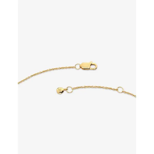 Monica Vinader Aquarius Zodiac Vermeil Pendant Necklace - Gold