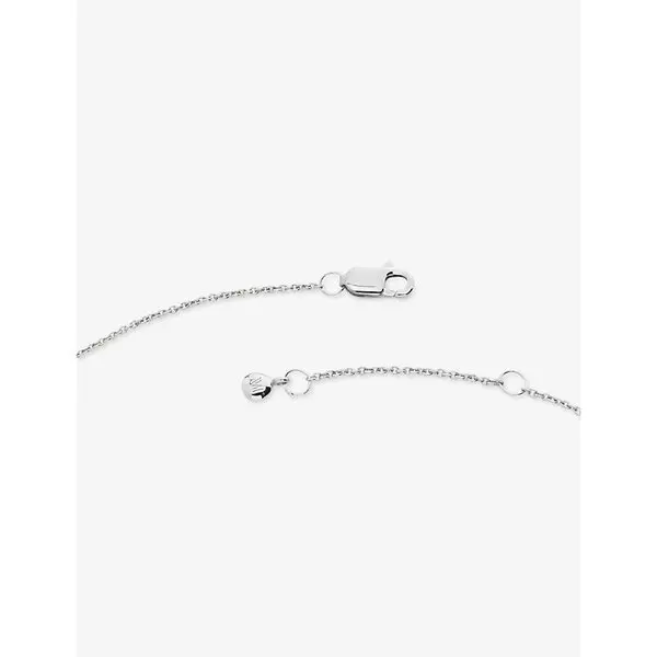 Monica Vinader Virgo Zodiac Sterling- Pendant Necklace - Silver