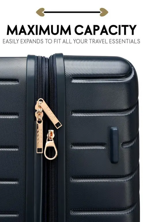 ELLE Louvre 2-piece Expandable Polycarbonate Spinner Luggage Set