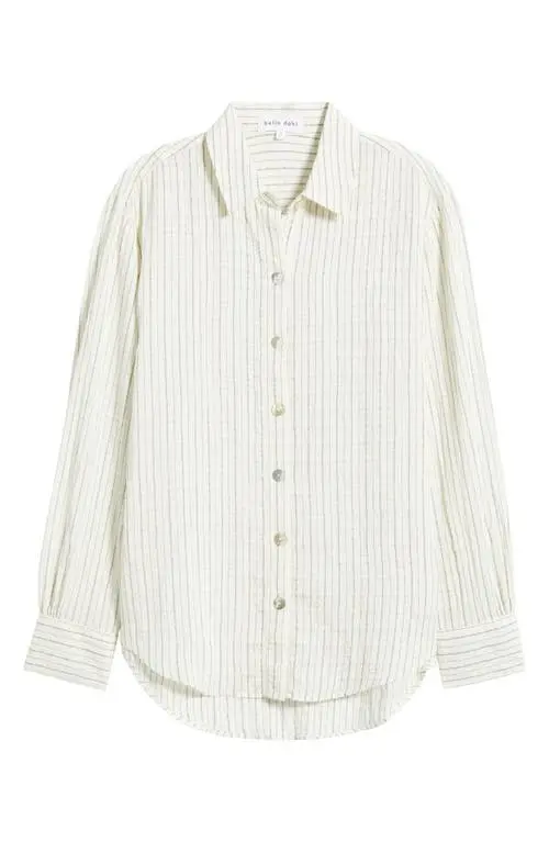 Bella Dahl Striped Boyfriend Shirt