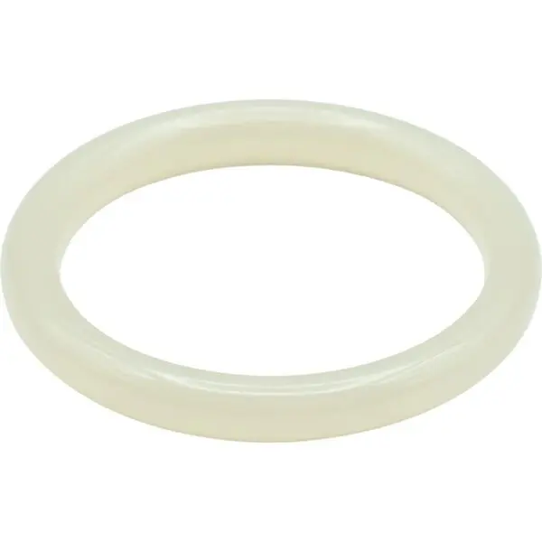 SEREE 1994 Thin Jade Bangle - Off White