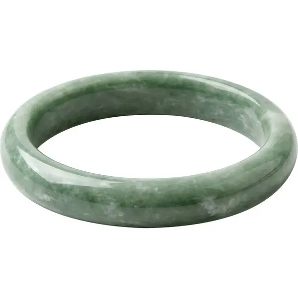 SEREE Tennis Jade Stone Bangle - Light Green