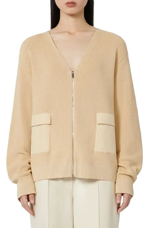 MM BY MAX MARA Libero Front Zip Cardigan