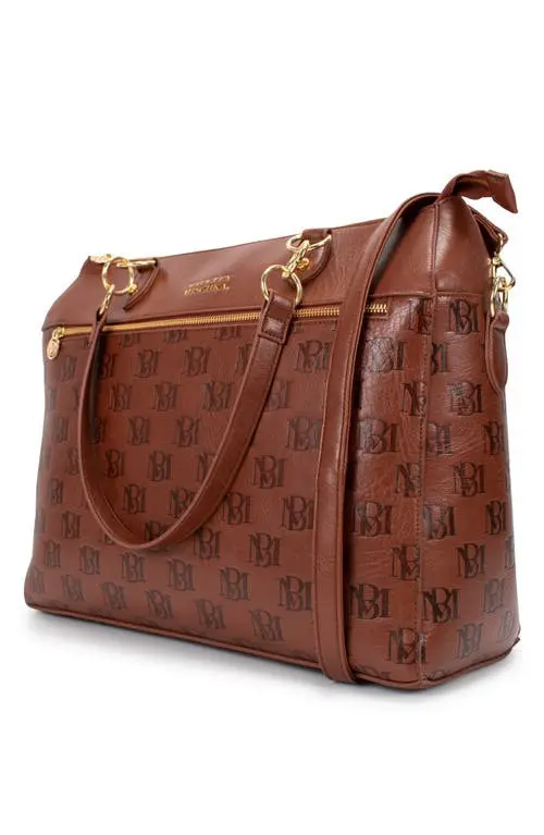 Badgley Mischka Madalyn Vegan Leather Weekender Duffle Bag