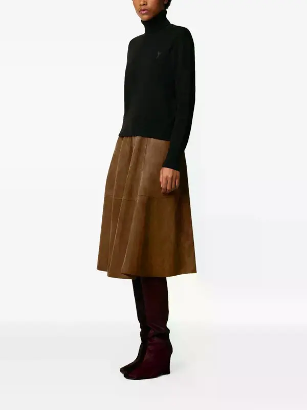 AMI Paris Wool De Coeur Turtleneck Sweater