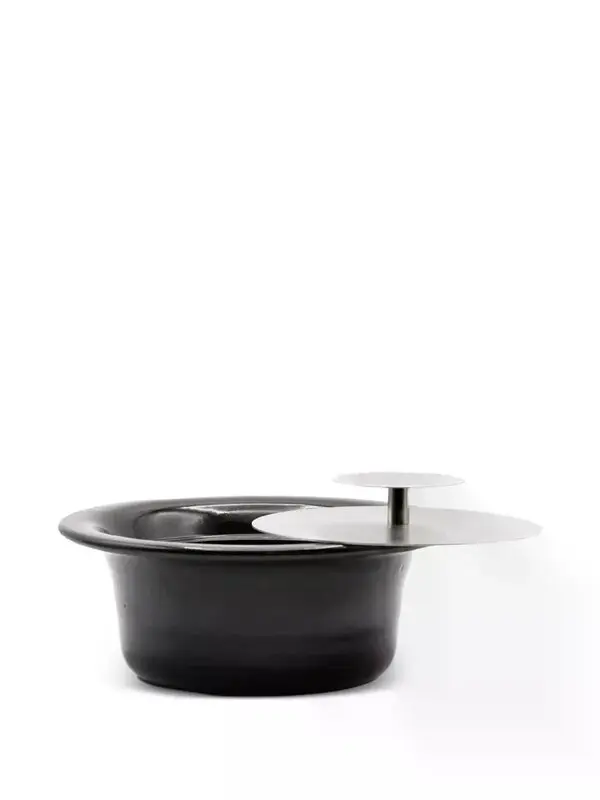 KNINDUSTRIE Crete Steel-top Dish - Black