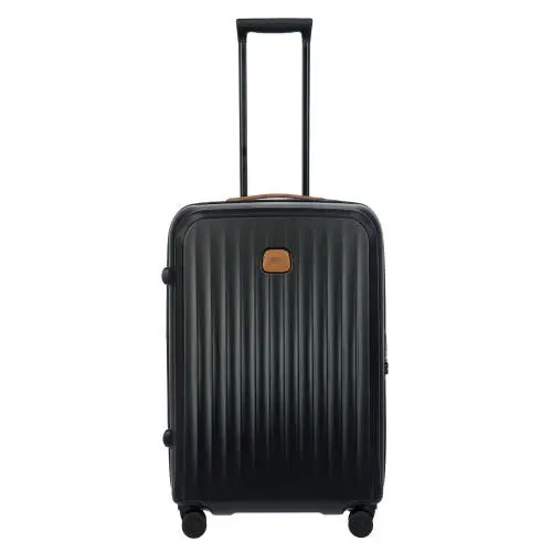 Bric'S Taormina Checked Spinner Luggage - Black