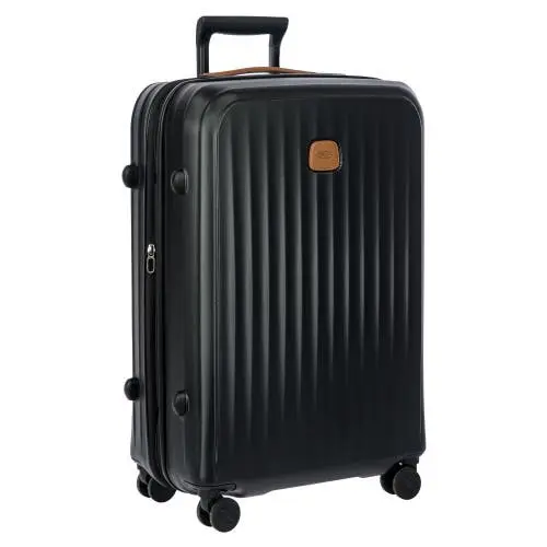 Bric'S Taormina Checked Spinner Luggage - Black