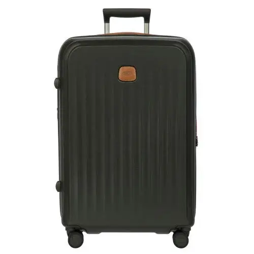 Bric'S Taormina Checked Spinner Luggage - Olive