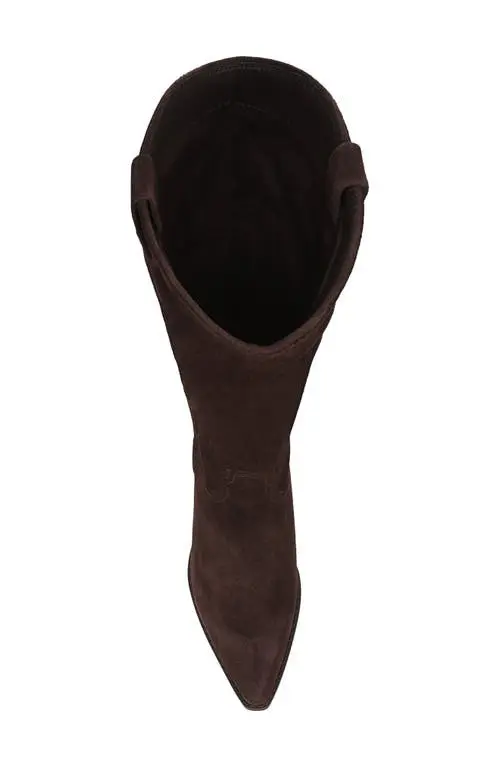 Sam Edelman Wyatt Knee High Western Boots - Cafe Noir